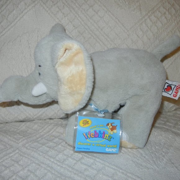 webkinz | Toys | Rare Retired Webkinz Velvety Elephant Bnwt | Poshmark
